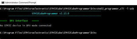 solved i can t make stm32 programmer cli work please hel