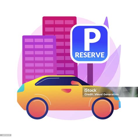 커브사이드 픽업 추상 컨셉 벡터 일러스트레이션을 위한 주차 공간을 예약합니다 개념에 대한 스톡 벡터 아트 및 기타 이미지 개념 고객 대규모 개체 그룹 Istock
