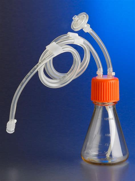 Corning Erlenmeyer Flask 125ml Plain With Aseptic Connector Mll I Appleton Woods Uk Lab