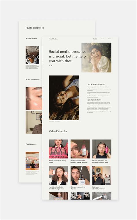 10 Ugc Portfolio Examples And How To Create Yours Easily