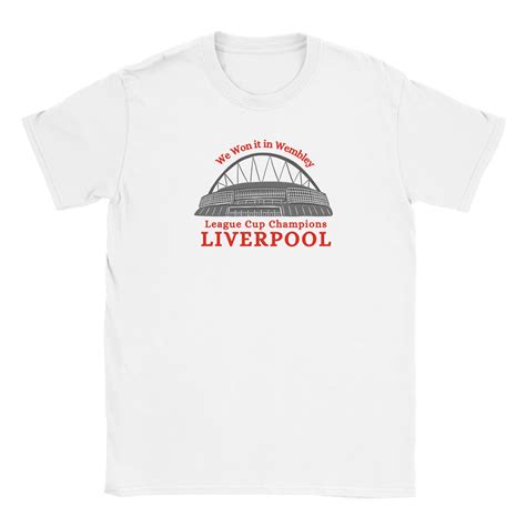Liverpool League Cup Champions T Shirt Lfc League Cup Winners