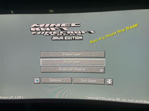 Weird Minecraft Launcher Screen Launcher Rminecrafthelp