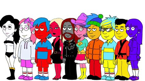 Colored Characters Adult Shows Or Films Team By Circusgirlballora On