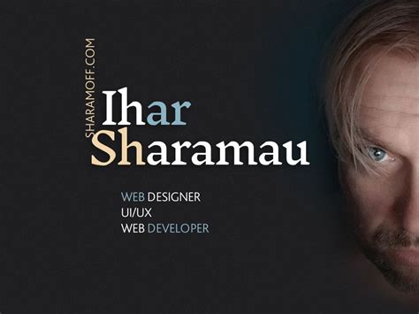 ihar sharamau on linkedin my website in development
