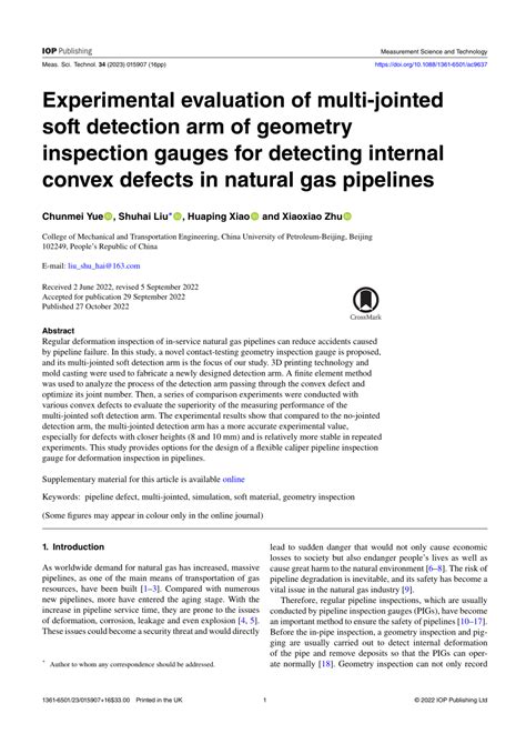 Experimental Evaluation On Multi Jointed Soft Detection Arm Of Geometry