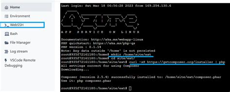 steps to install drush on azure app service microsoft community hub