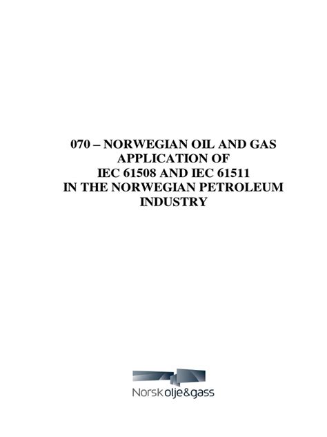 070 Application Of Iec 61508 And Iec 61511 Pdf Pdf Verification And Validation Risk