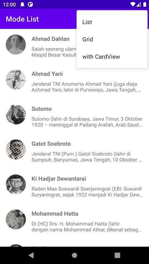 Github Muhammadridwan47recyclerview Android