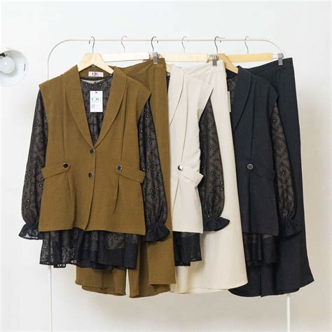 Cdcmodels Dianti One Set 3in1 Pants Adult Womens Suit Shopee Singapore