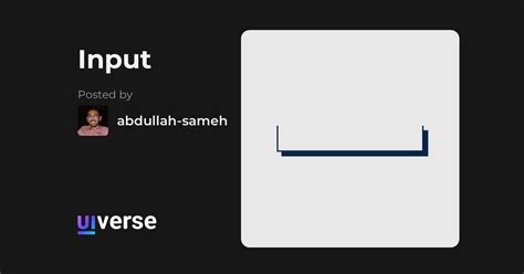 input by abdullah sameh made with css