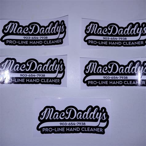 Mac Daddys Decal