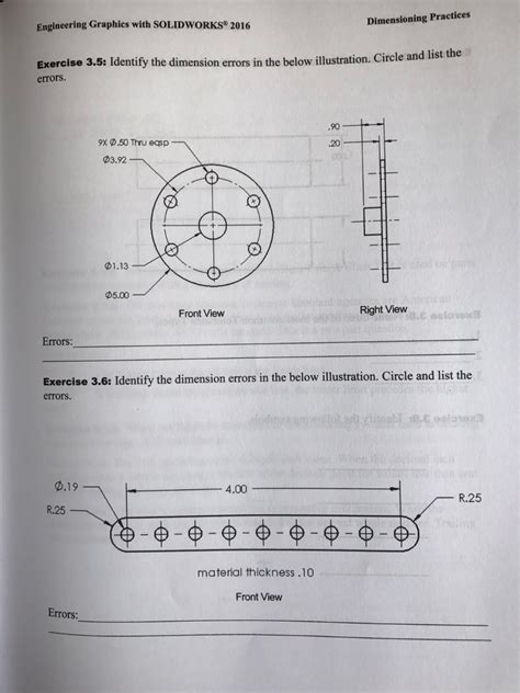 Solved Engineering Graphics With Solidworks 2016