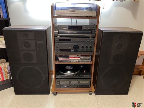 Vintage 80s Technics Entry Level Stereo System With Rack For Sale Canuck Audio Mart