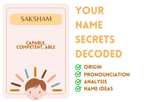 Saksham Hindu Boy Name Meaning And Pronunciation