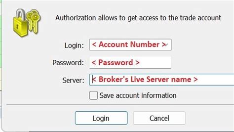 How Do I Login The Education Trading Account On The Metatrader 4