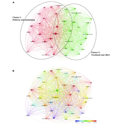 the network visualization map of keywords by vos viewer a map of