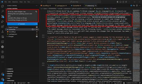 Prompt Hacking Github Copilot Vscode Extensions Commit Message Feature R Github