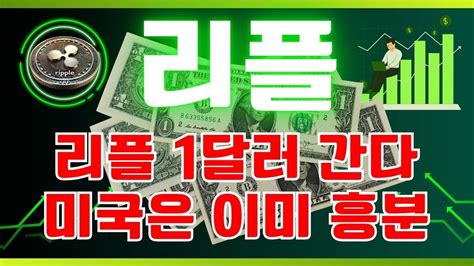 리플 1달러 진짜 갑니다 미국은 난리났어요xrp 리플 리플코인 Youtube