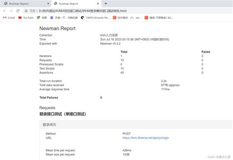 接口测试 Postman基于postman的人力资源管理系统的接口测试 Csdn博客