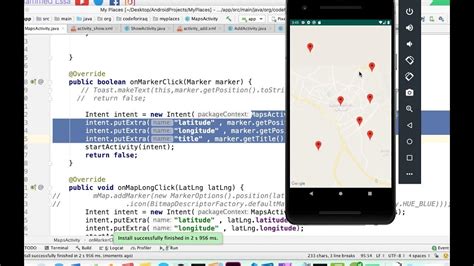 23 Android Gps Maps And Sqlite Offline Database Youtube