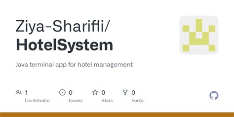 Github Ziya Shariflihotelsystem Java Terminal App For Hotel Management