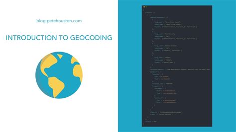 Introduction To Geocoding Pete Houston