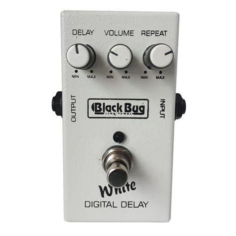 Pedal White Twd Black Bug Delay Sinfonia Musical