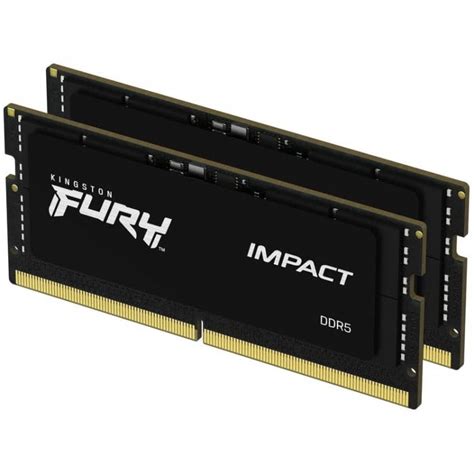 Memoria Ram Kingston Fury Impact So Dimm Ddr5 4800mhz 32gb 2x16gb Cl38