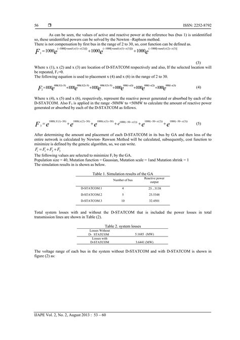 optimal placement of d statcom using hybrid genetic and ant colony