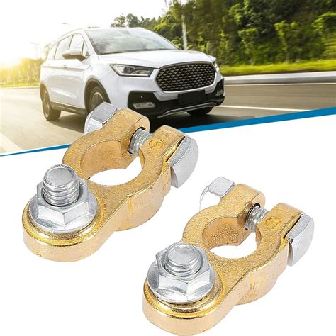 2pcs Heavy Duty Car Truck Battery Top Post Cable Terminal Cable Head