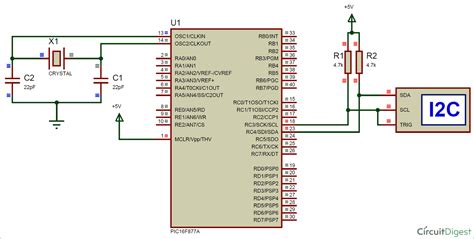I2c Bus Circuit Diagram I2c Frame Data Protocol Diagram Comm