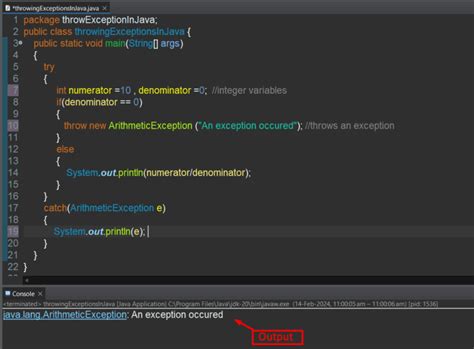 How To Throw Exceptions In Java