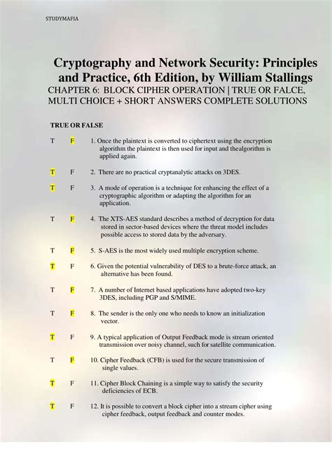 Cryptography And Network Security Principles And Practice 6th Edition