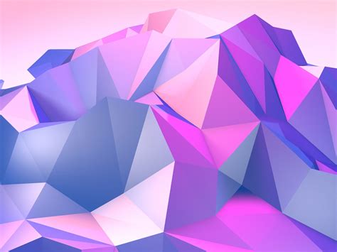 Purple Triangle Geometric Abstract Design Preview