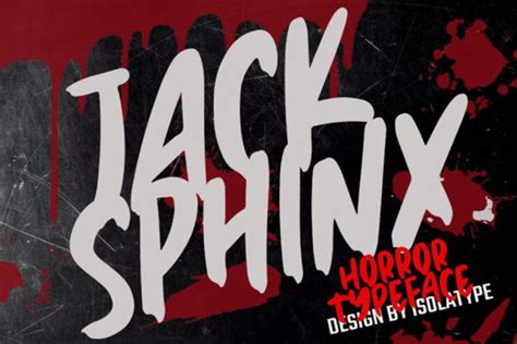 Jack Sphinx Font Isolatype FontSpace