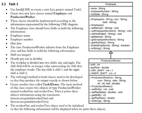 Solved 32 Task 1 Use Intellij Ide To Create A New Java