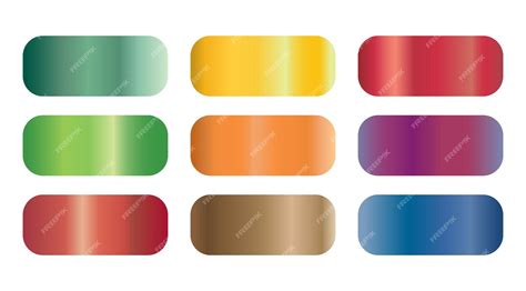 Premium Vector Gradient Color Palette Color Shape Gradient