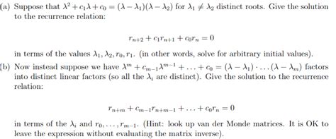 Solved a Suppose that λ c λ c λλ λλ for λ λ Chegg