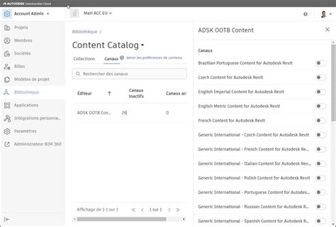 [nouveauté] Autodesk Content Catalog Utilisez Les Canaux Village Bim