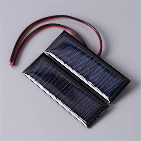 4v 0 2w 2 Wire Mini Zonnepaneel Met 8 Zonnecellen Vicedeal