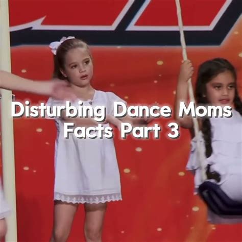 Disturbing Dancemoms Facts Part 3blowup Shortsfeed Dancemoms Aldc