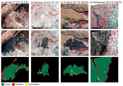 Examples Illustrating Refined U Net Burned Area Classification Results Download Scientific