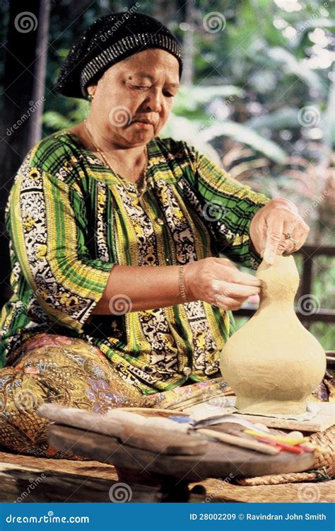 The Labu Sayong Of Perak Editorial Stock Image Image Of Woman 28002209