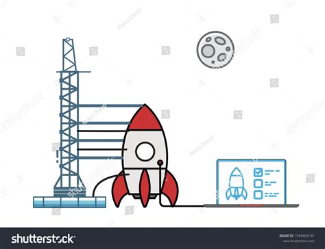 223 Rocket Launchpad Stock Vectors Images And Vector Art Shutterstock
