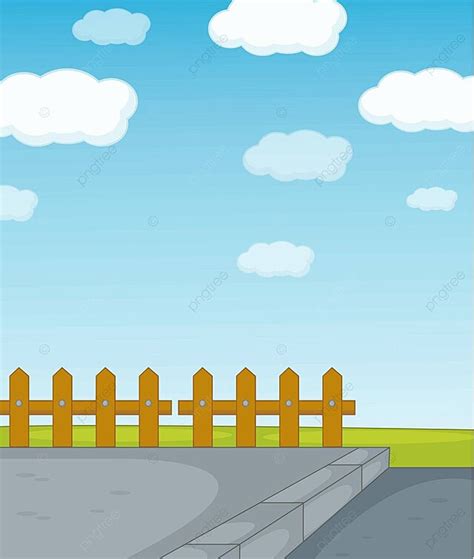Outdoor Scene Outdoor Background Blue Vector Outdoor Background Blue Png And Vector With
