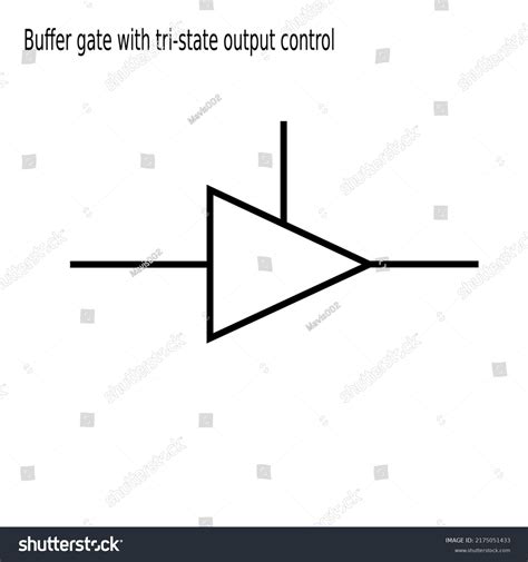 Digital Logic Gate Symbols Black Isolated Stock Vector Royalty Free 2175051433 Shutterstock