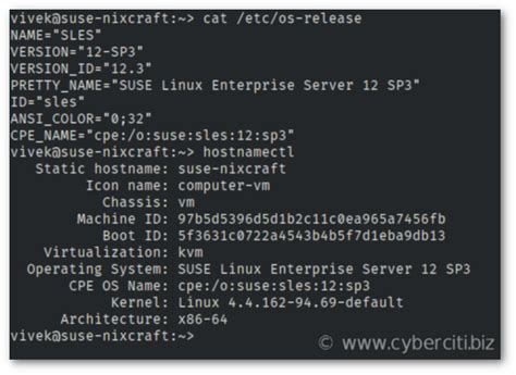 How To Check Suse Linux Version Command Line Printable Forms Free Online