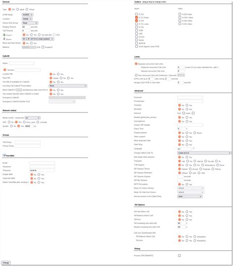 Default Device Settings Kolmisoft Wiki