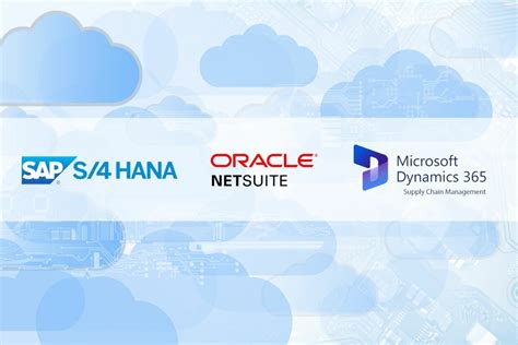 SAP S HANA Vs Oracle NetSuite Vs Microsoft Dynamics Supply Chain Management