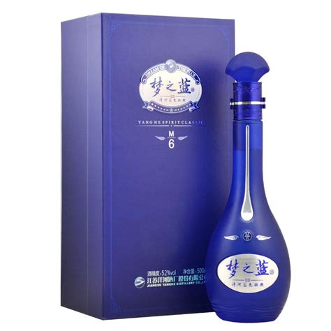 Yanghe Mengzhilan Dream Blue M6 52 Abv 500ml Bsw Liquor